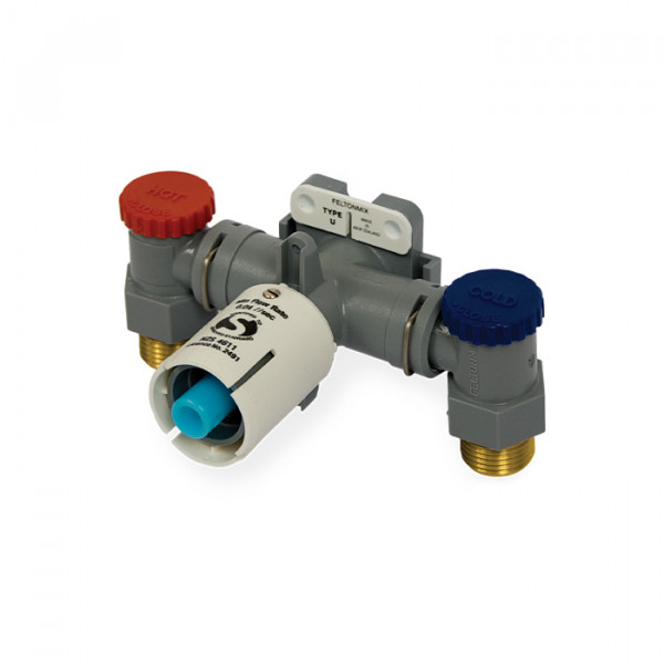Designer '86 Feltonmix® Mixing Valve Unequal Pressure (Blue) | Felton ...
